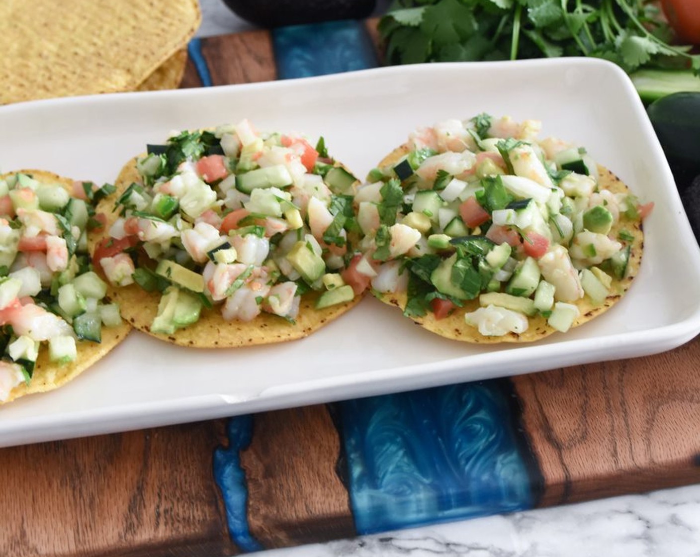 Shrimp Tostadas Recipe | Sunset Foods Recipe Rack