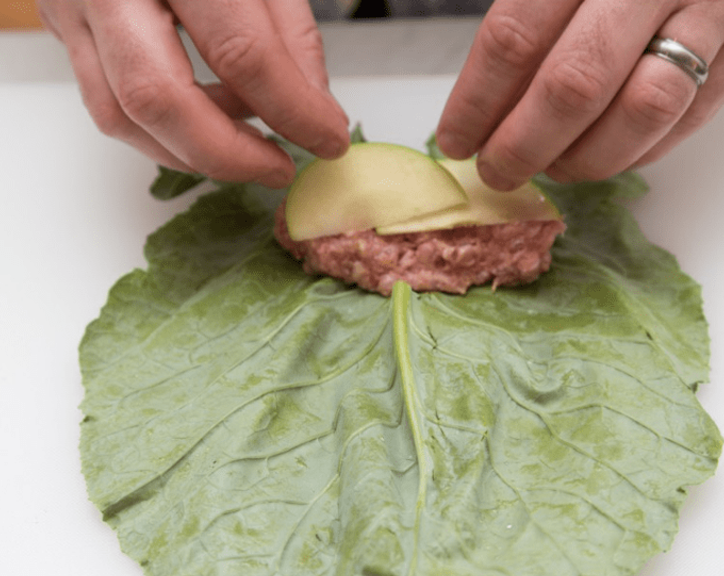 Pork and Apple Stuffed Collard Greens Recipe | Sunset Foods Recipe Rack