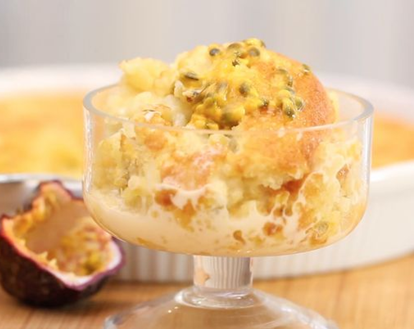 Passionfruit Self-Saucing Cake Recipe | Sunset Foods Recipe Rack