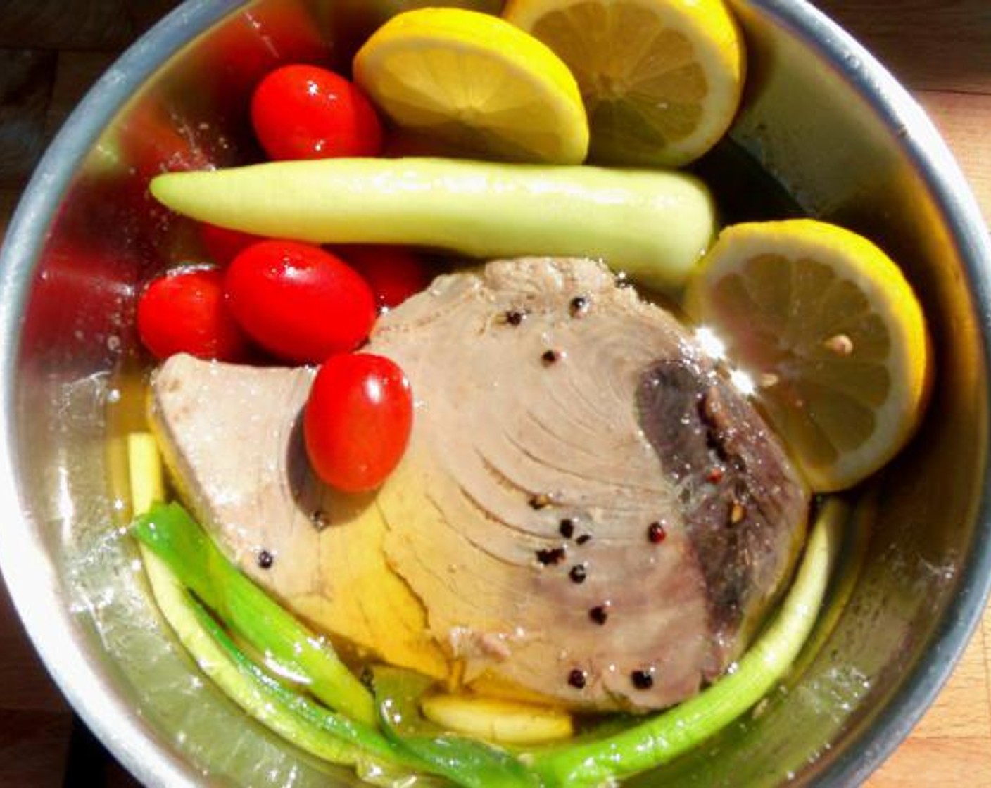 Tuna Steak Poached in Olive Oil Recipe | Sunset Foods Recipe Rack