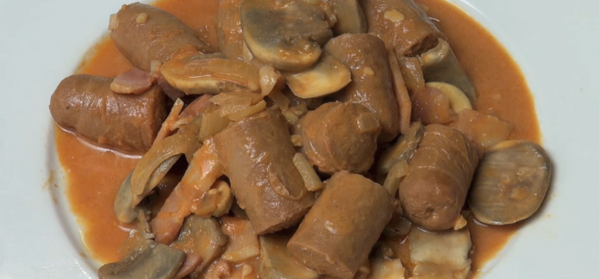 Sausage Stroganoff Recipe | Sunset Foods Recipe Rack
