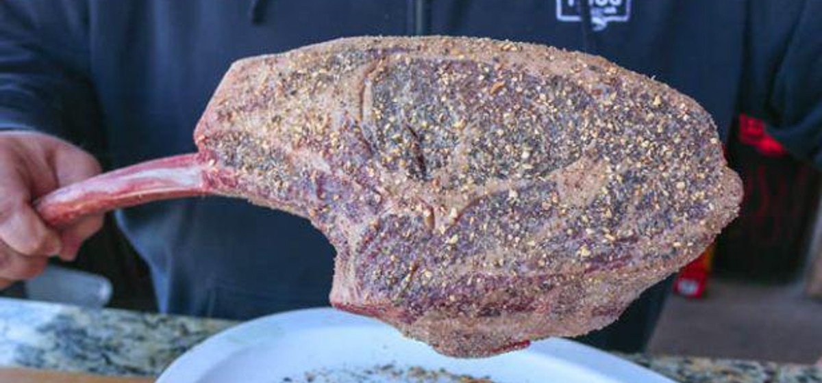 Tomahawk Ribeye Steak Recipe | Sunset Foods Recipe Rack