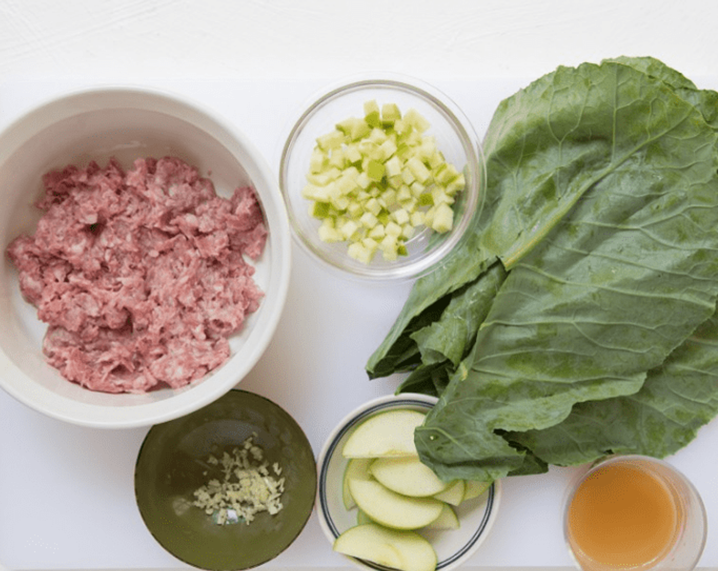 Pork and Apple Stuffed Collard Greens Recipe | Sunset Foods Recipe Rack